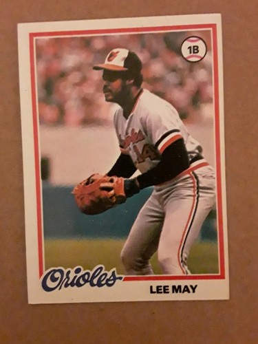 1978 Topps Lee May baseball card #640. Baltimore Orioles. | eBay