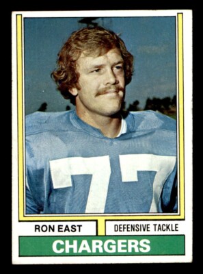 1974 Topps Football #72 Ron East EX *d3 | eBay