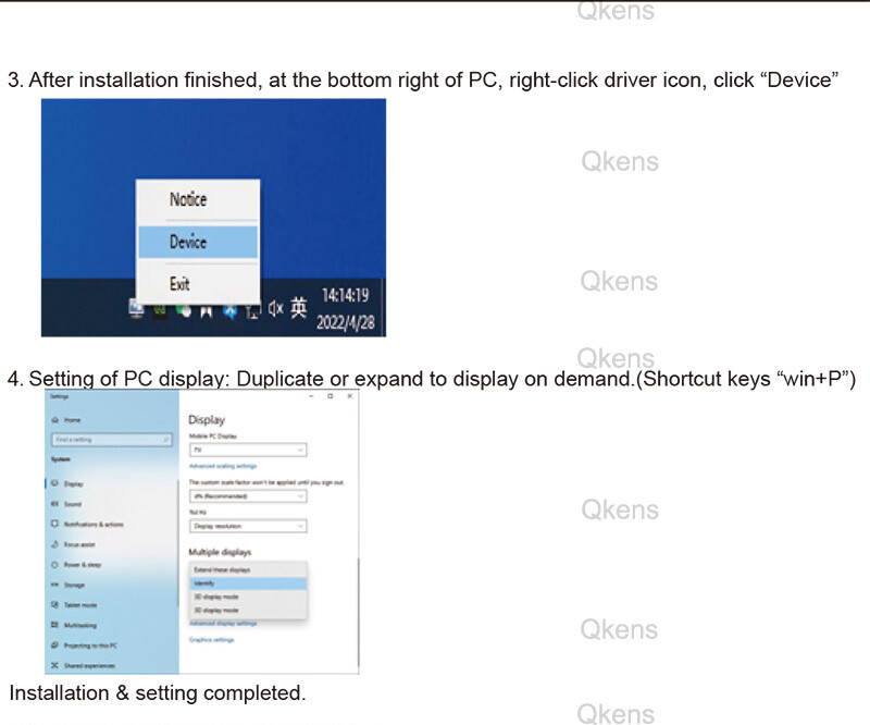 USB 3.0 To HDMI Converter Adapter Screen Mirror Extend Display PC To TV ...