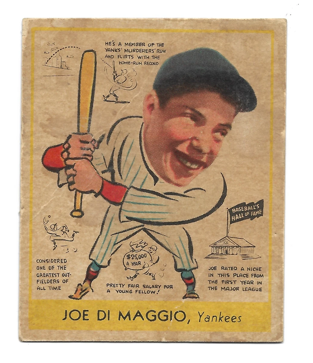 Joe Dimaggio Rookie Baseball Card