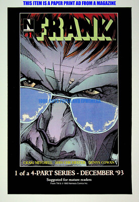 Frank Nemesis Comics 1994 Frankenstein Trade Print Magazine Ad Poster ...
