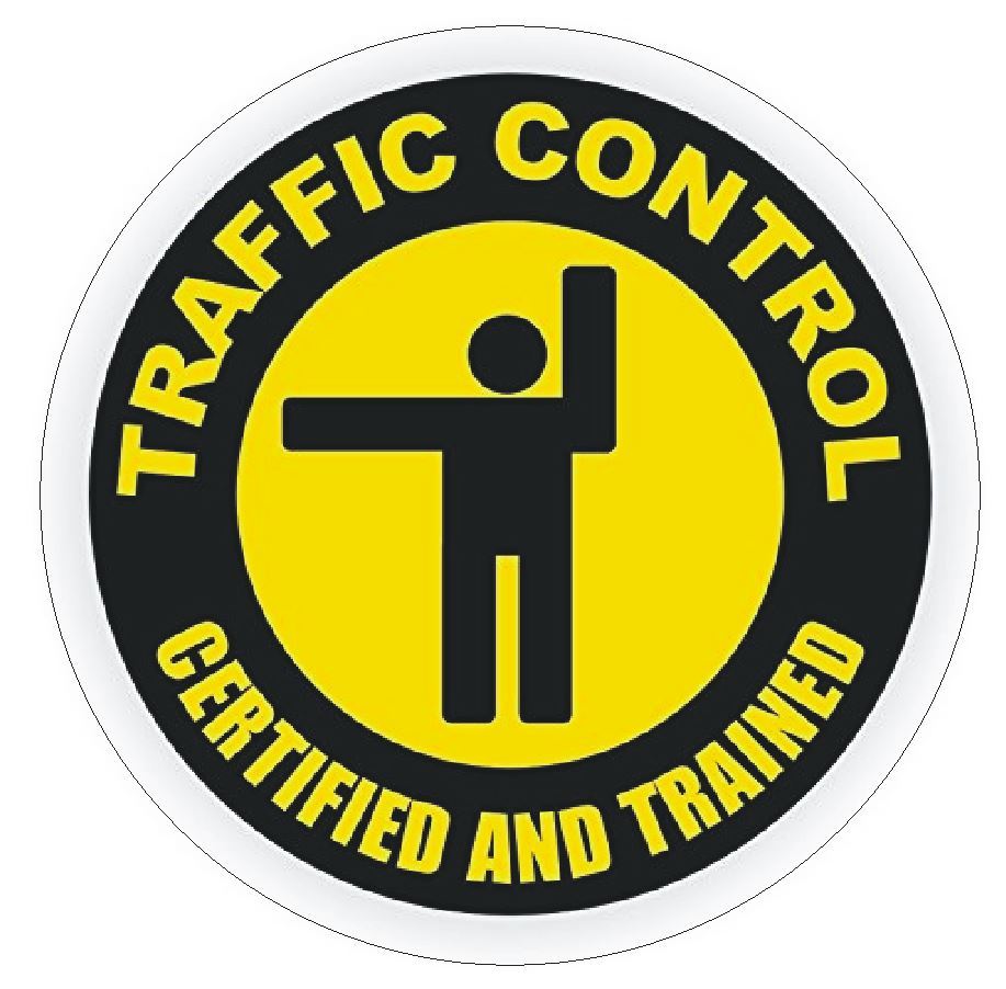 Traffic Control Certified Hard Hat Decal Hard Hat Sticker Helmet Safety ...