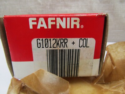 Fafnir G1012KRR + COL 3/4" Insert Bearing with Eccentric Lock Collar | eBay