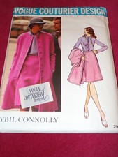 RARE Vogue Couturier Design Sybil Connolly Sewing Pattern 2927 Size 12 ...