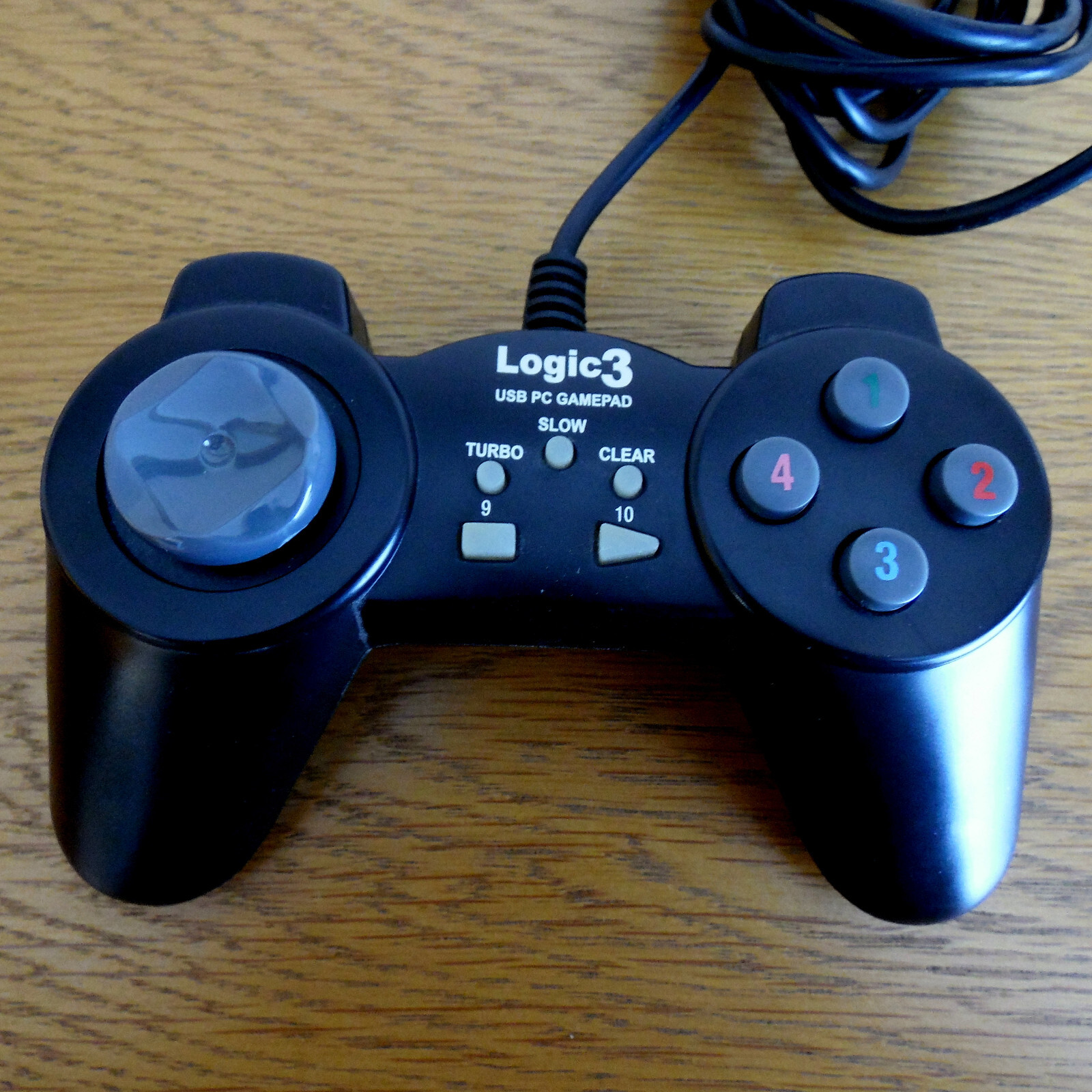 LOGIC 3 PC Universal Gaming Controller USB Game Pad Black JP260 ...