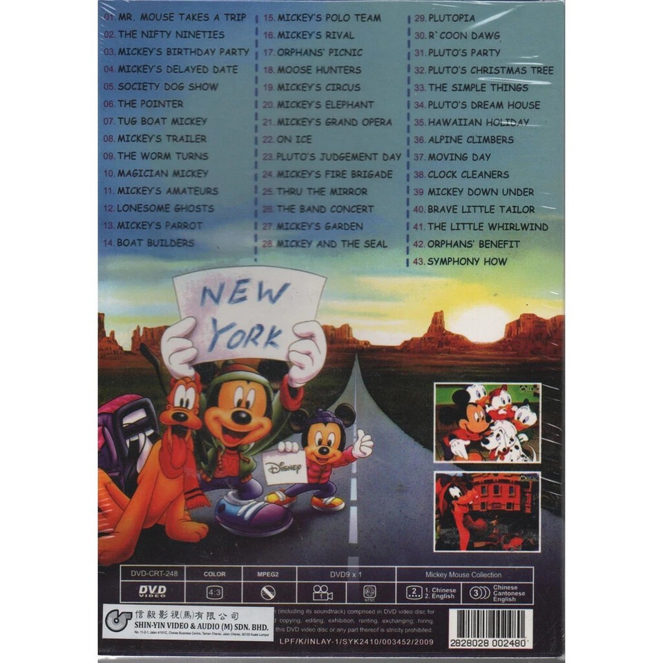 DVD Disney Cartoon Mickey Mouse Collection Vol.1-43 End | eBay