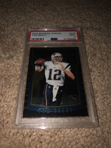 2000 Tom Brady Bowman Chrome Rookie Card PSA9 | eBay