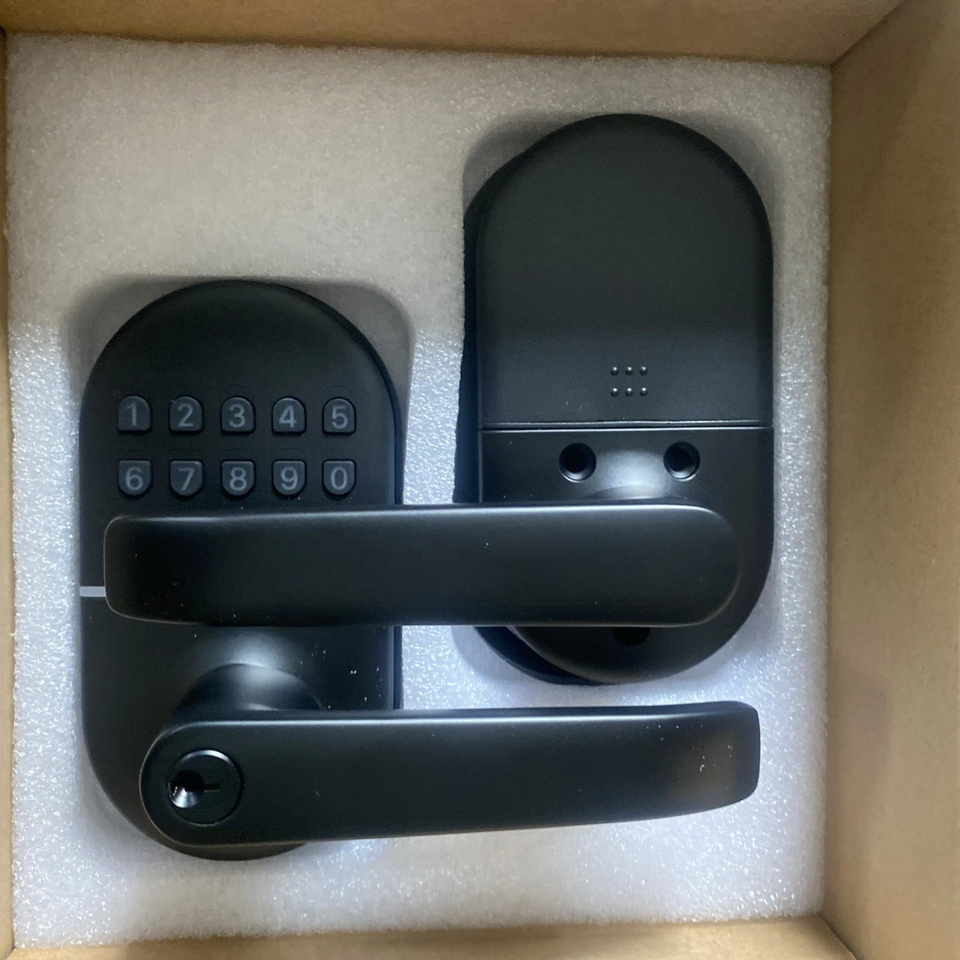 NICE DIGI Z1A Smart Lock – Keyless Entry Door Lock, Black Electronic ...