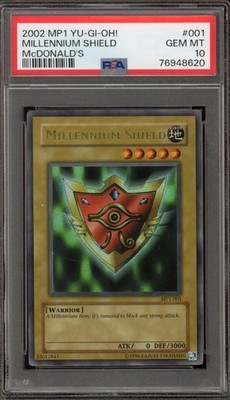 Yu-Gi-Oh! Millennium Shield McDonald's Ultra Rare Promo MP1-001 PSA 10 ...