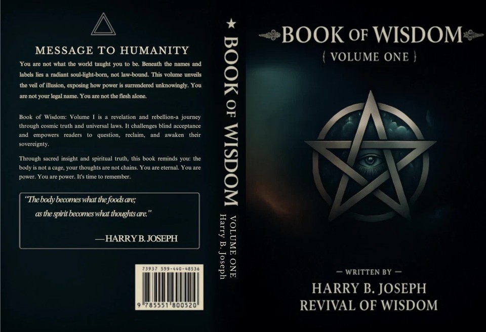 Book of Wisdom Volumes 1 & 2 by Harry B. Joseph & HUMAN HEALTH GUIDE ...
