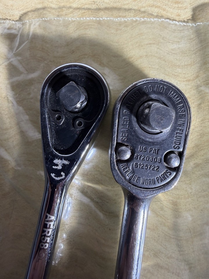 2 Small Ratchet Tool - damaged - Snap On T72FOD & Matco AFR58 GL | eBay