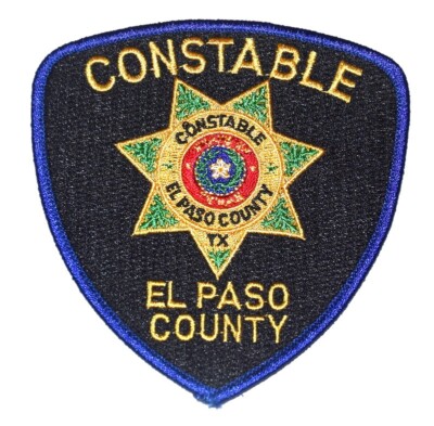 EL PASO COUNTY CONSTABLE TEXAS TX Sheriff Police Patch STATE SEAL | eBay