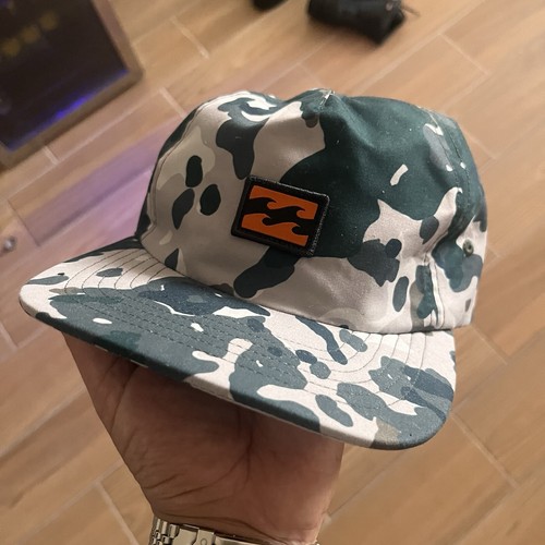 BILLABONG Camo Strap Back Hat Cap Men's SIZE Adjustable Surf | eBay
