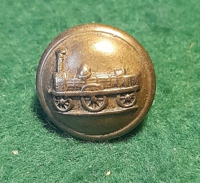 Early Railway Button 15mm Brass | eBay