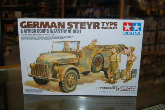 Toy Soldiers Model Kit 1/35 Scale WWII German Steyr Vehicle Troops ...