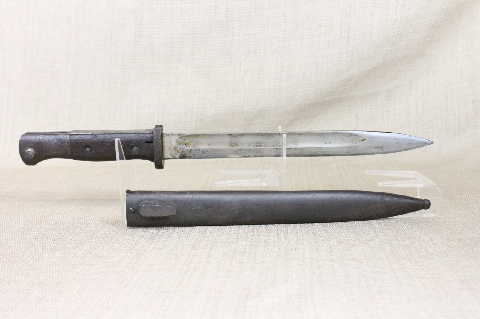 WWI M1918 German Mauser Bayonet Rich A Herder Solingen | eBay