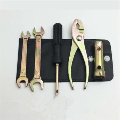 5Pcs Motorcycle Bag Kit Tool Set Wrench Screwdriver Pliers Storage Bag ...