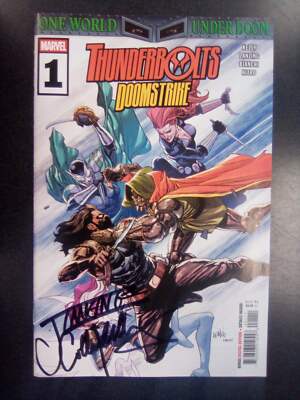 Thunderbolts Doomstrike #1 (2025) Signed by Jackson Lanzing & Collin ...