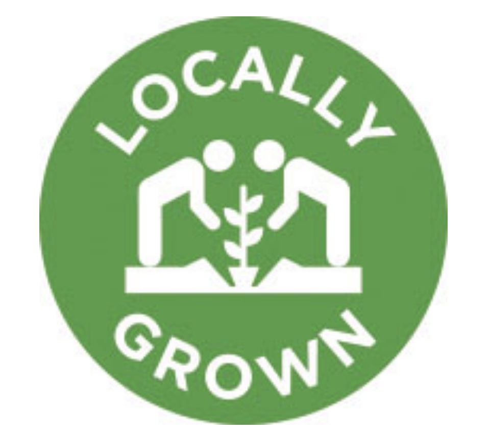 Locally Grown Labels 1000 each per roll size 1" Round Oval STICKERS | eBay