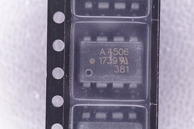 HCPL-4506-500E Avago Optocoupler Open Collector DC In 1 Ch 3750 Vrms 8 ...