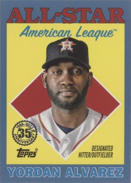 2023 Topps Series 2 - 1988 Topps All-Star Baseball Yordan Alvarez #88AS ...