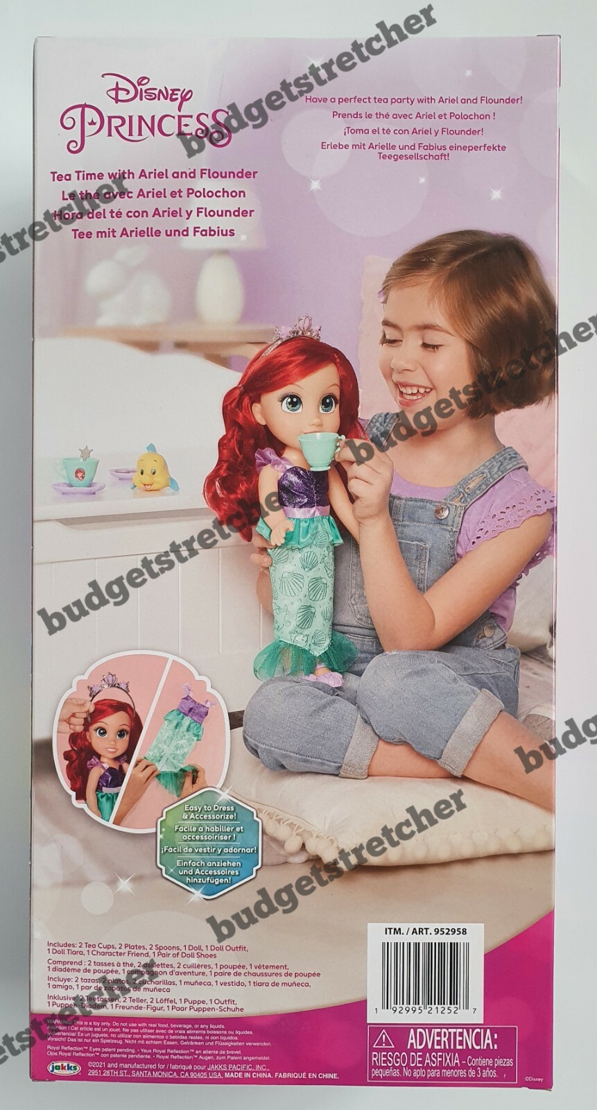 Disney Princess Tea Time Toddler Doll Elsa Anna Moana Jasmin Rapunzel ...