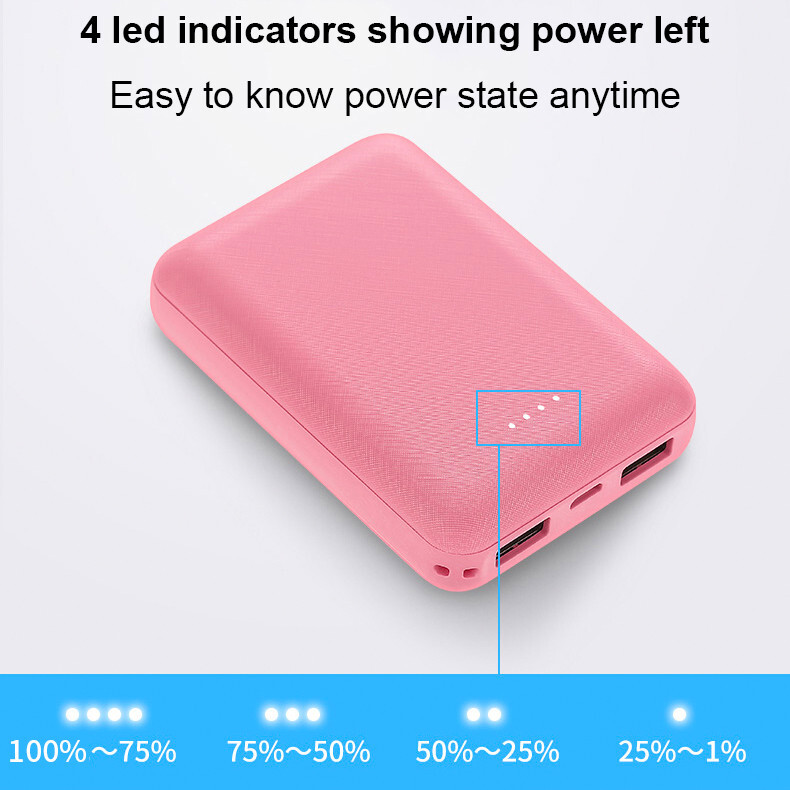 Power Bank 20000mah Charger External Portable Battery Backup For Cell ...