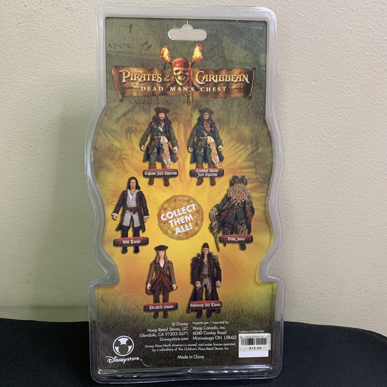 Disney Store Bootstrap Bill Turner Pirates of the Caribbean Dead Man's ...