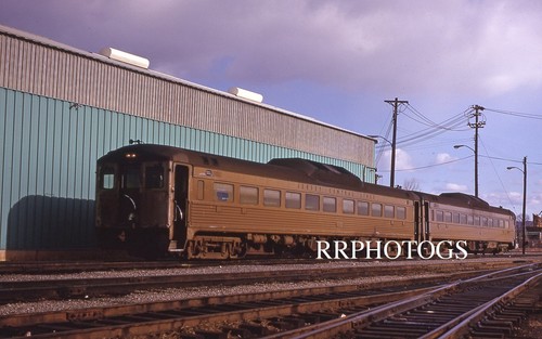 RAILROAD SLIDE CENTRAL of NEW JERSEY CNJ BUDD RDC PASSENGER ACTION #553 ...