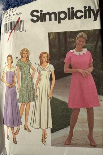 Simplicity pattern 8117 Misses'/Petite fit & flare Dress size 14, 16 ...