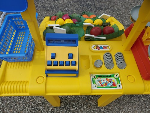 Vintage Mattel Tuff Stuff SMOBY Fruit Market 1986 Play Set | eBay