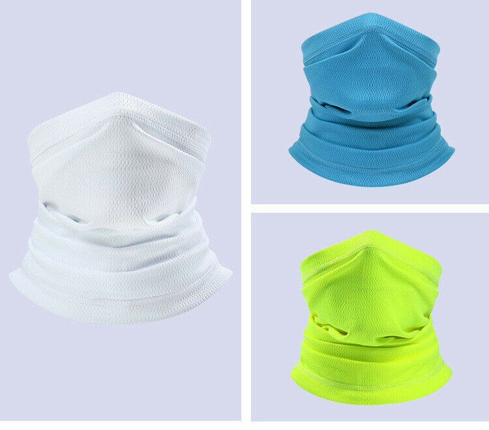 Neck Gaiter Bandana Face Mask Sun UV Cooling Gator Mask Face Cover for ...
