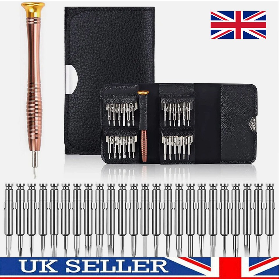25 in 1 Precision Screwdriver Set Tool Kit Mini Small Torx Repair Fix ...