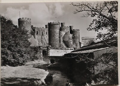 VINTAGE POSTCARD WALES CONWY CASTLE FROM THE SOUTH WEST | eBay Australia