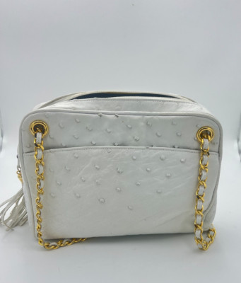 Luc Benoit White Skin Handbag | eBay
