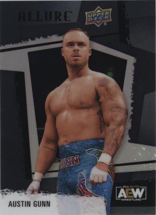 2022 Upper Deck Allure AEW - Austin Gunn #57 Black Rainbow for sale ...