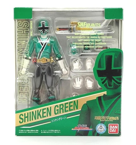 Samurai Sentai Shinkenger Shinken green Power Rangers S.H.Figuarts ...