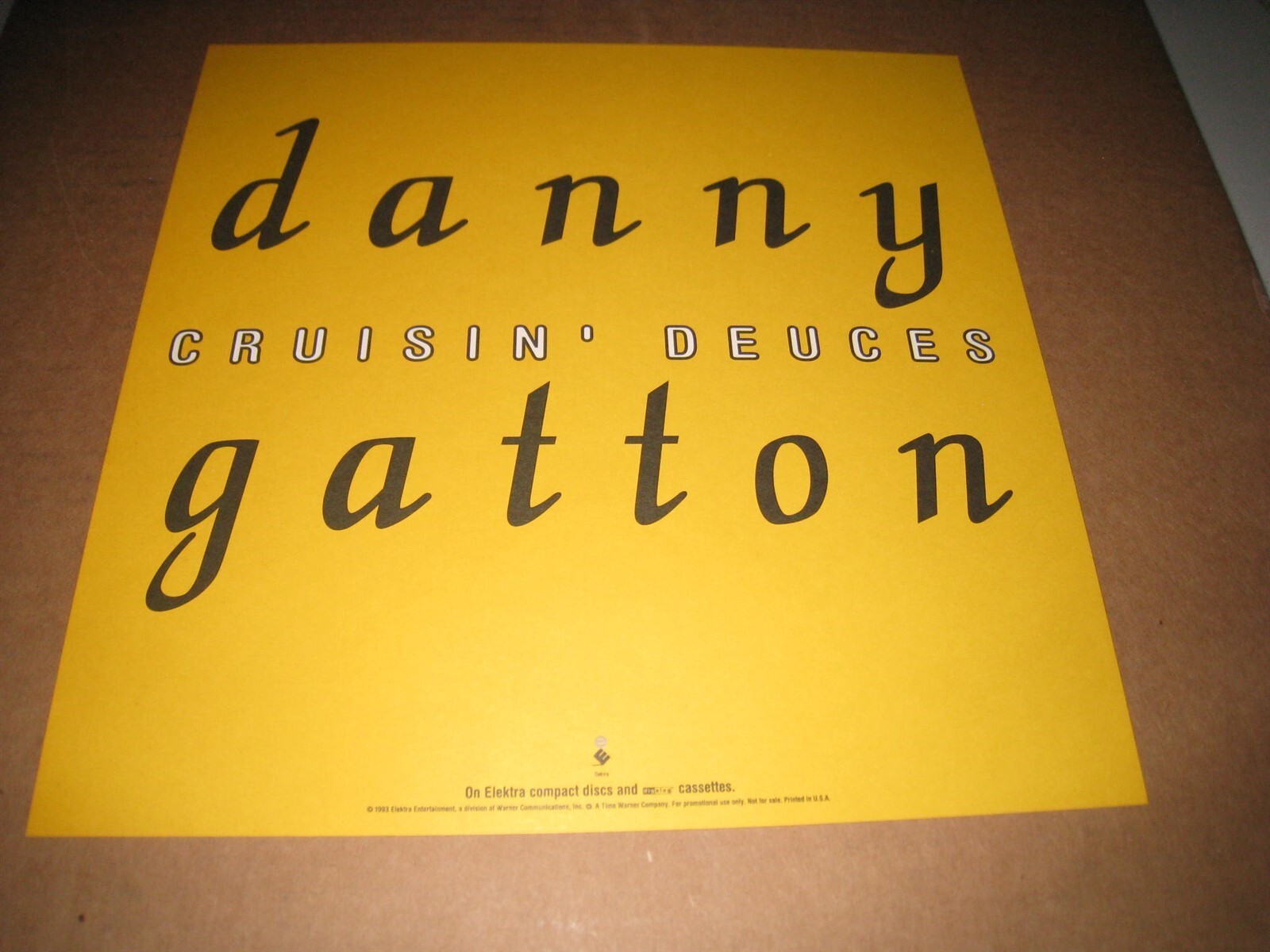 Danny Gatton Poster Flat Cruisin Deuces Two 2 Sided | eBay
