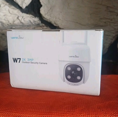Wansview W7 2K 3MP WiFi 2.4GHz Outdoor Pan & Tilt Home Security Camera ...