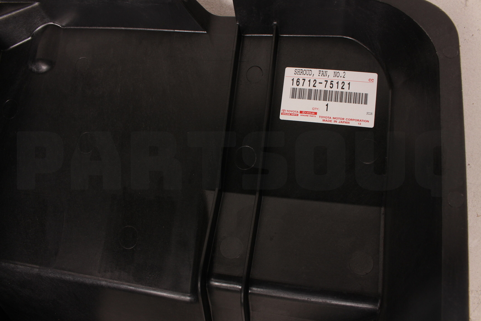 1671275121 Genuine Toyota SHROUD, FAN, NO.2 16712-75121 | eBay