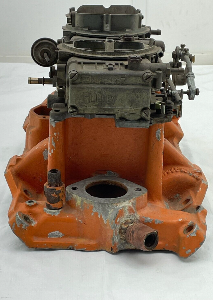 1970 Mopar 340 6 Pack Intake Holley Carbs Carburetors Direct Connect ...