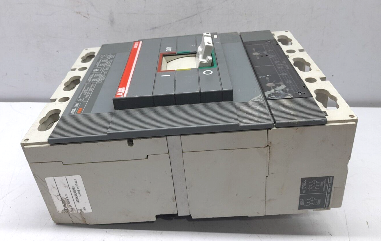 ABB SACE S6 S6N Circuit Breaker 600A 3P 600VAC | eBay