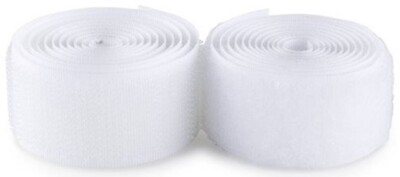 Velcro® Brand 1" Wide White Hook and Loop Set - SEW-ON TYPE - 25 FEET ...