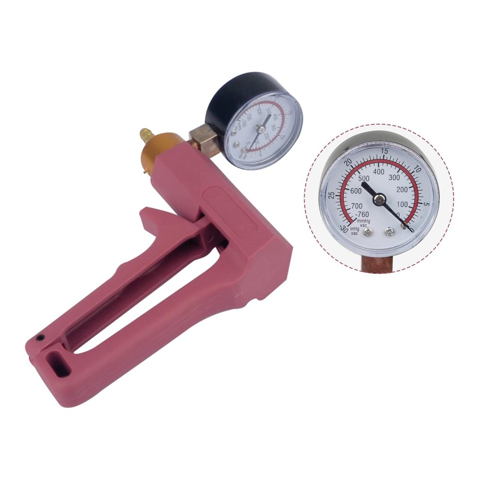 Hand Held Vacuum Pump Pressure Tester Kit Car Brake Fluid Bleeder ...