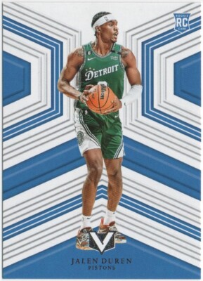 Jalen Duren 2022-23 PANINI CHRONICLES BASKETBALL Vertex RC #194 Pistons ...