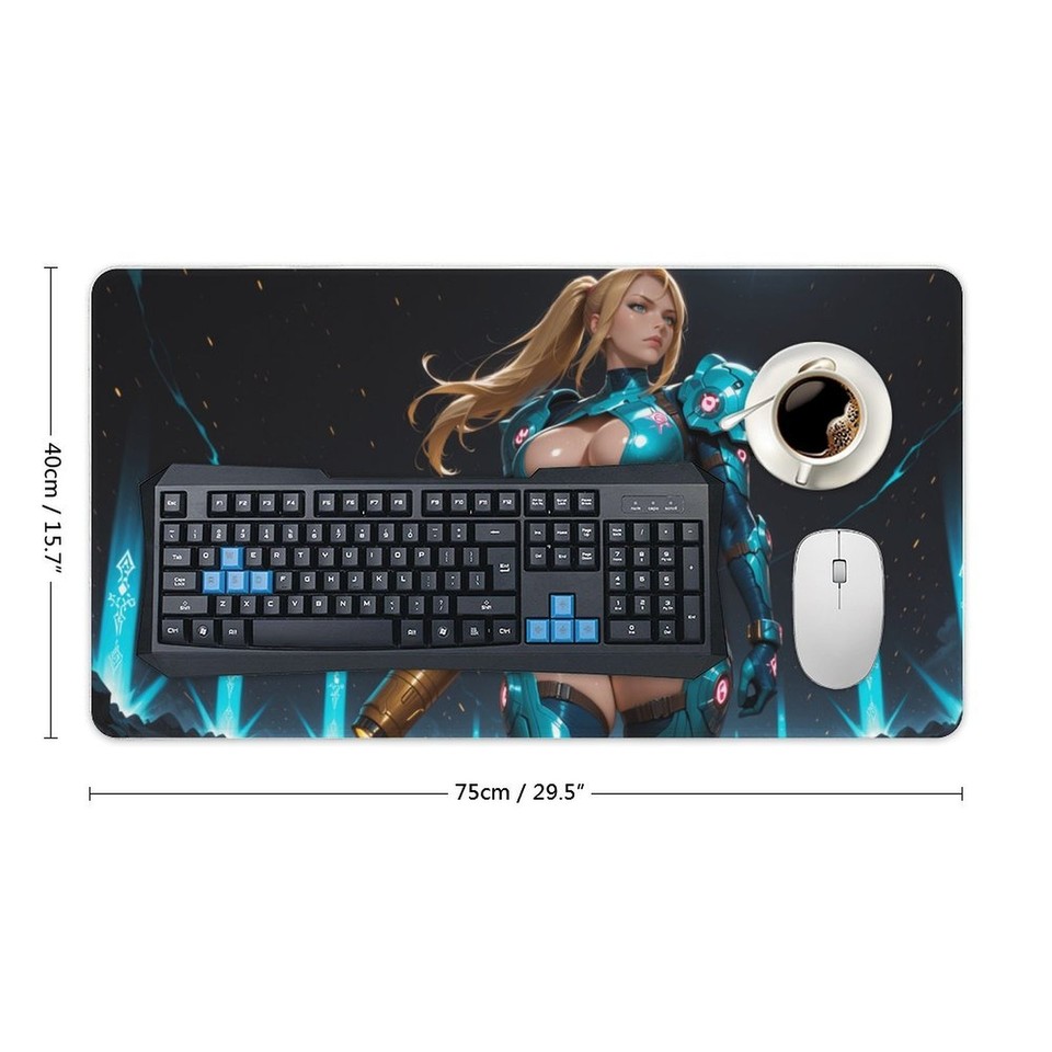 Samus Aran Keyboard Mice Mat Desk Pad Game Playmat 40x75cm | eBay