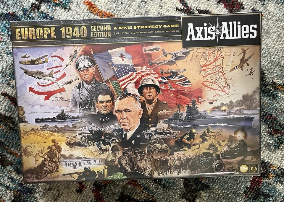 Axis & Allies Europe 1940 Second Edition WWII Game Avalon Hill New ...