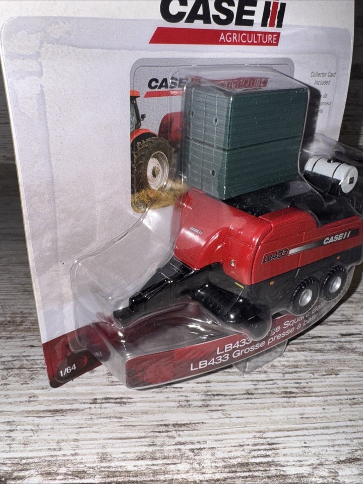 1/64 Scale Case IH LB433 Large Square Baler Die-Cast Ertl Hay Equipment ...