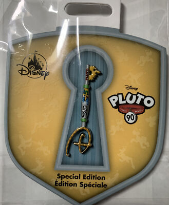 Disney Store Pluto Key Pin 90th Anniversary Limited Edition | eBay