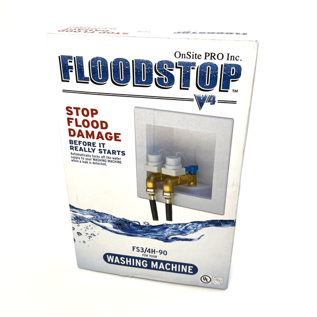 FloodStop Electronic Water Flooding Alarm Leak Detection for Washing ...
